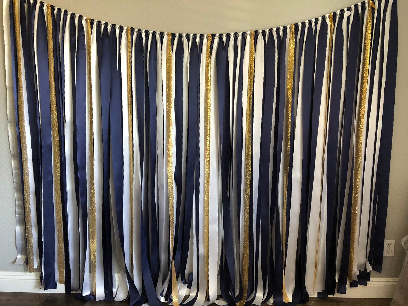 Graduation Navy Gold Wedding Decor Nautical Photo Backdrop - Etsy