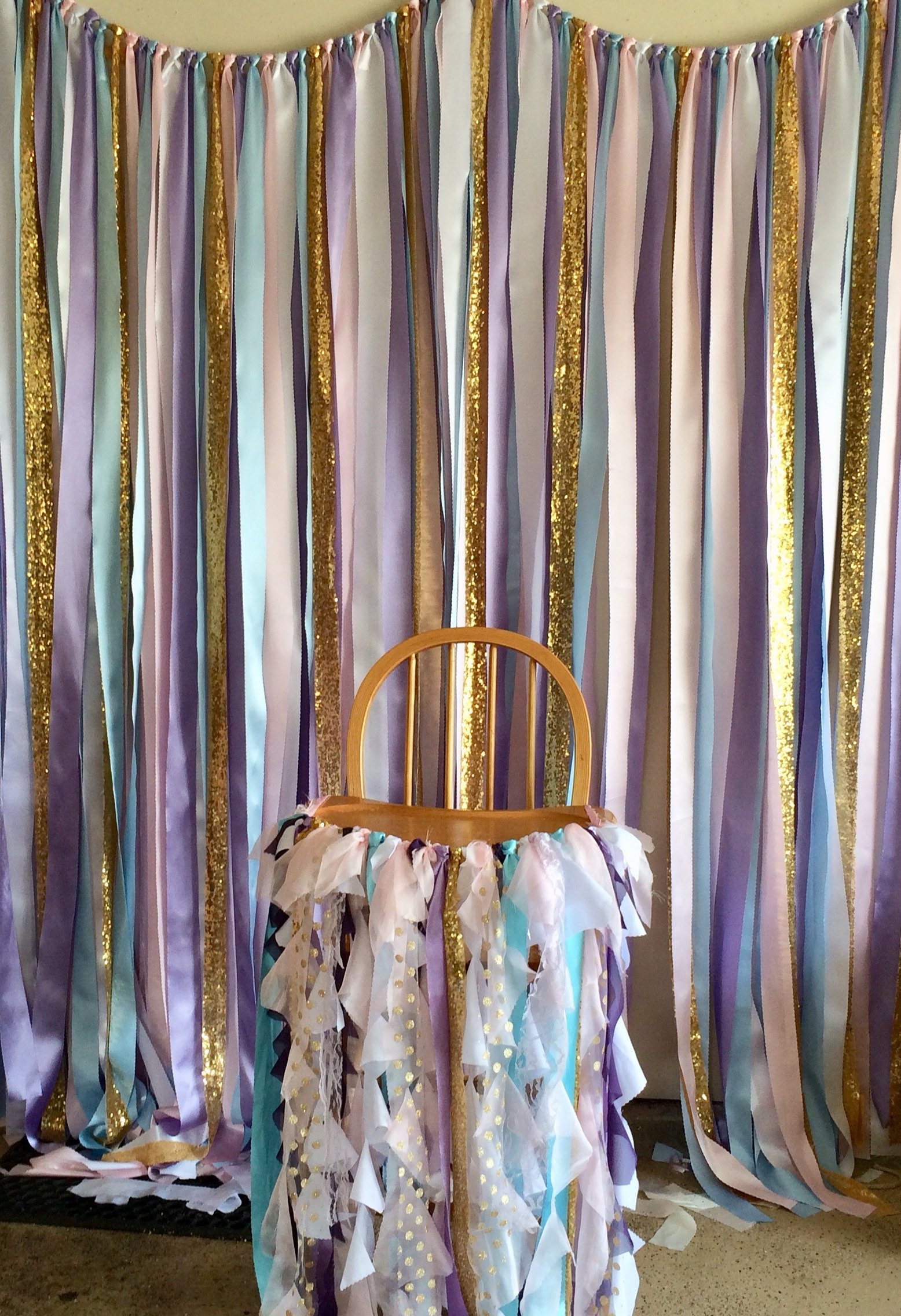 Unicorn Party Backdrop Banner Photo Booth Pastel Party | Etsy