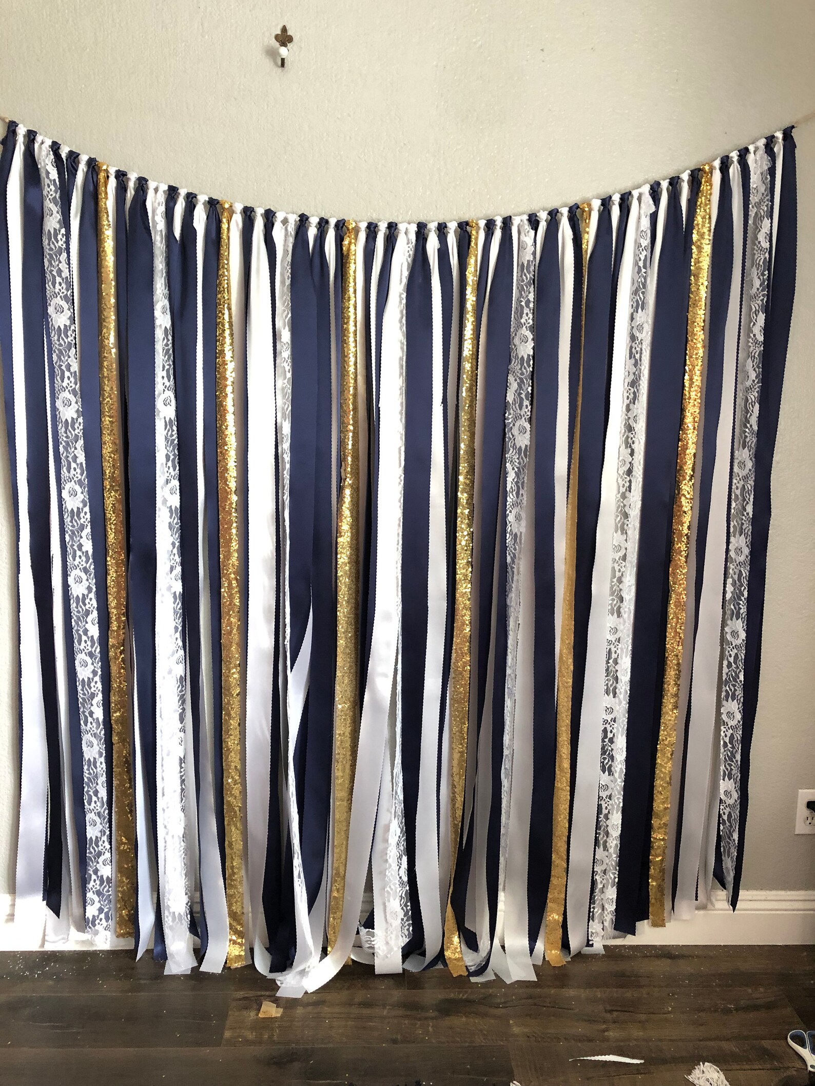 Graduation Navy Gold Wedding Decor Nautical Photo Backdrop - Etsy