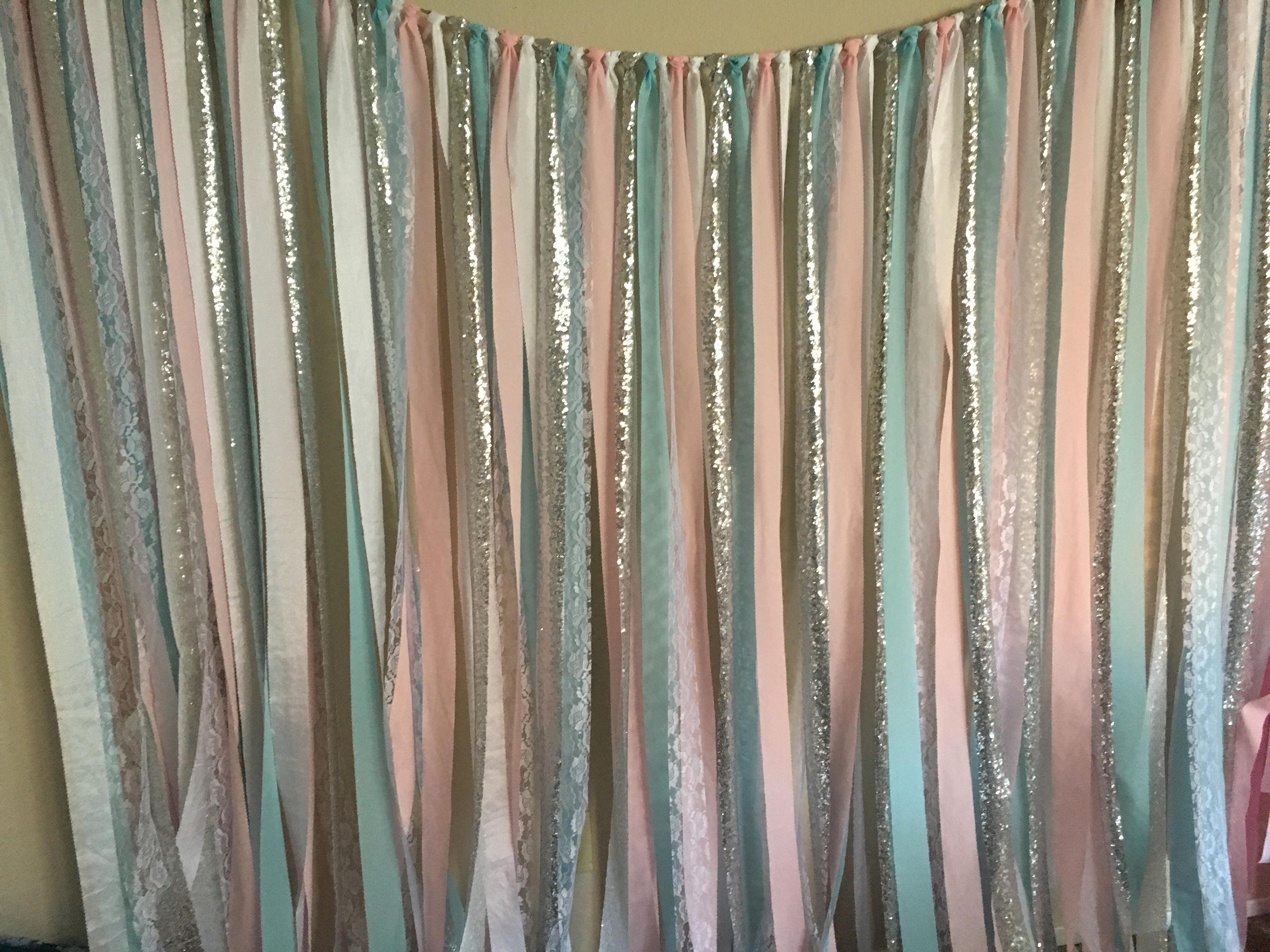 Gender Reveal Backdrop Lashes or Stashes Baby Blue and Pink | Etsy