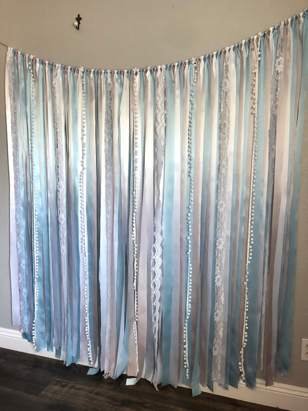 Baby Blue Backdrop for Baby Shower or Party Baby Blue - Etsy