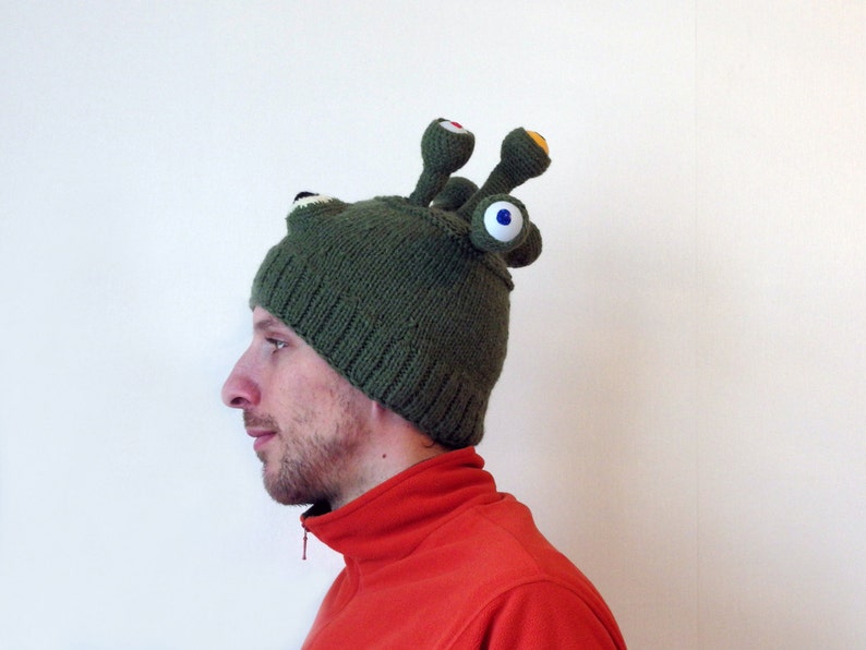 Crazy Hat Christmas Gift Alien Hat Hat With Eyes Monster Hat - Etsy