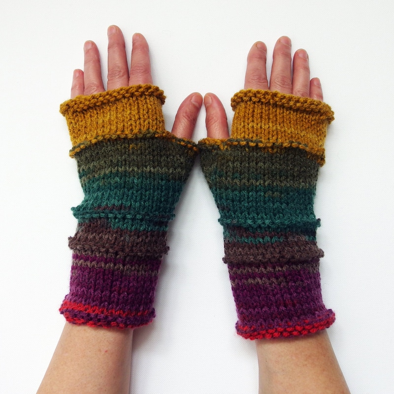 Knitted Gloves - Etsy