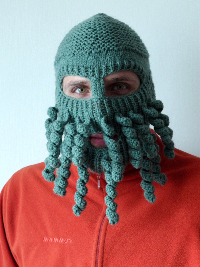 Christmas Hat, Knit Ski Mask, Balaclava, Full Face Ski Mask, Crazy Hat ...