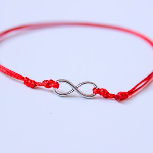 Infinity Bracelet, Red String Bracelet, Unisex Bracelet, Charm Bracelet ...