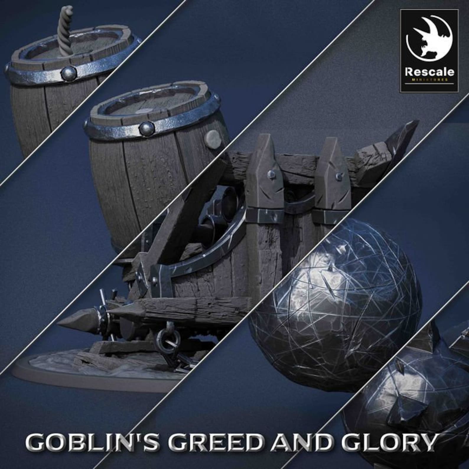 Goblin Packs 2 -larger Models - Rescale Miniatures - Etsy