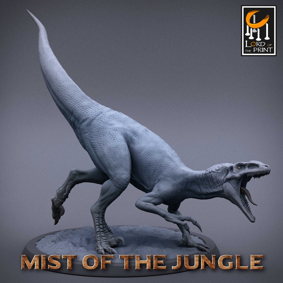 Raptor - Mist of the Jungle - Rescale Miniatures - With Options - Etsy