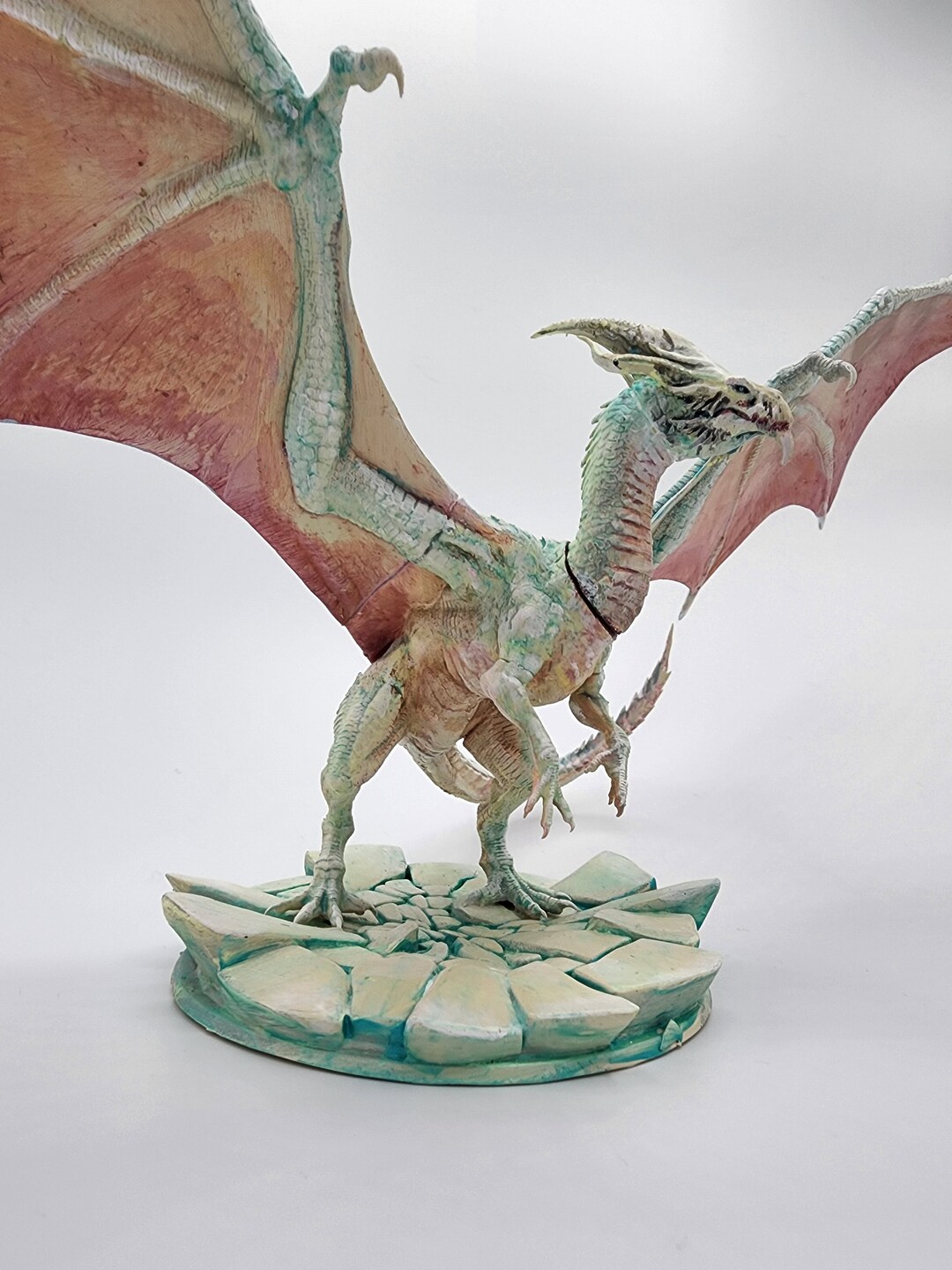 All White Dragons - Rescale Miniatures - Etsy