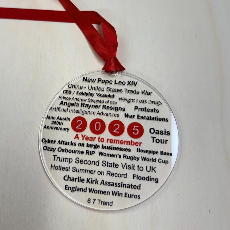 Born in 2025 Bauble - Etsy UK