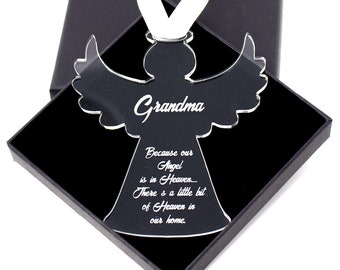 Personalised Memorial Angel Christmas Tree Decoration Perfect Way to ...