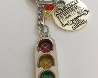 School bus driver keychain-appreciation/thank you | Etsy