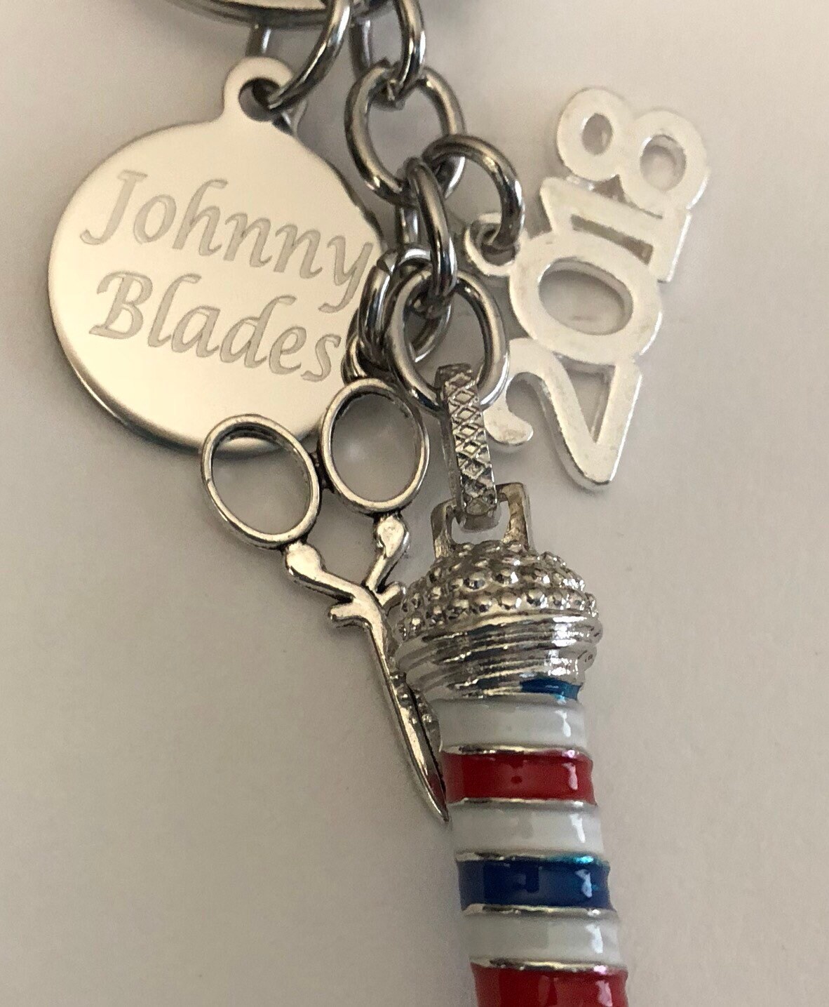 Barber Shop Pole Key Chain-barber Graduation Gift-barber - Etsy Australia