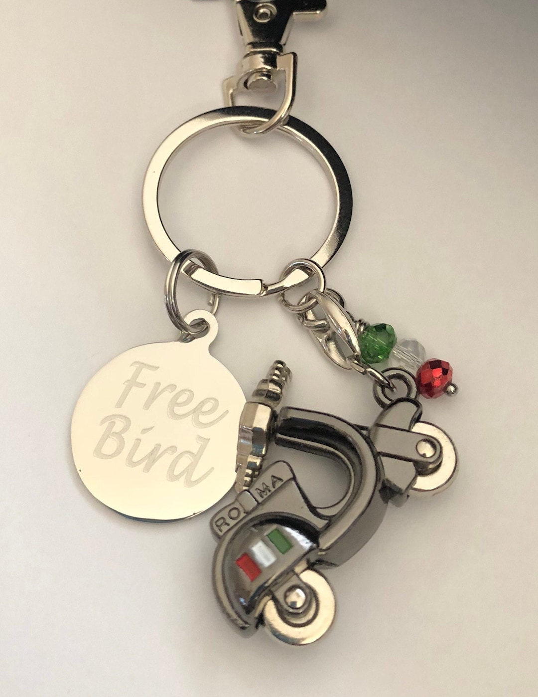 Scooter Key Chain,personalized Key Chain-scooter Keychain-vespa-italian ...
