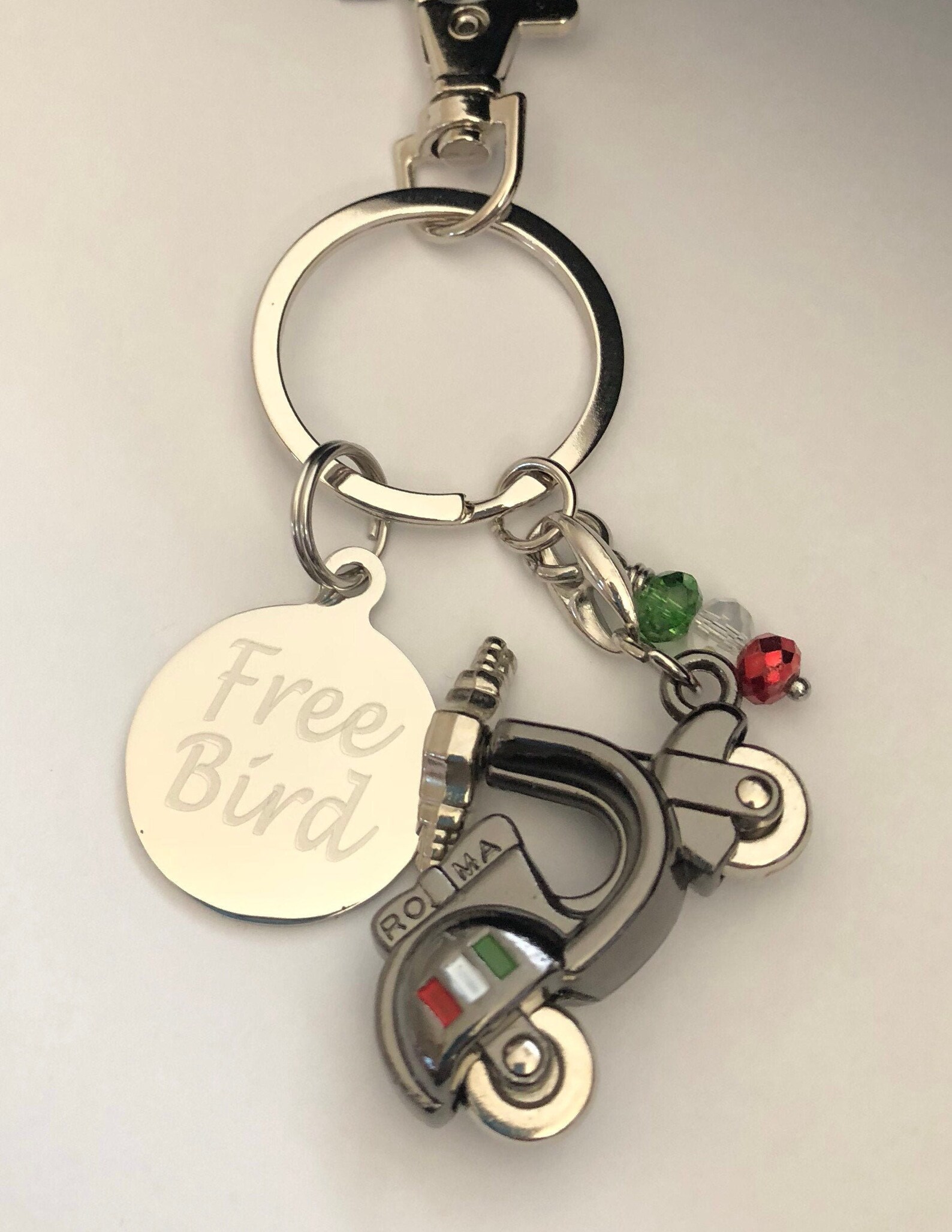 Scooter Key Chainpersonalized Key Chain-scooter - Etsy