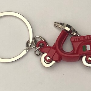 Scooter Key Chain,personalized Key Chain-scooter Keychain-vespa-italian ...