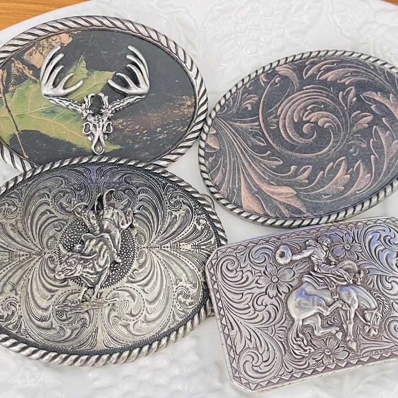 Vintage Belt Buckle - Etsy