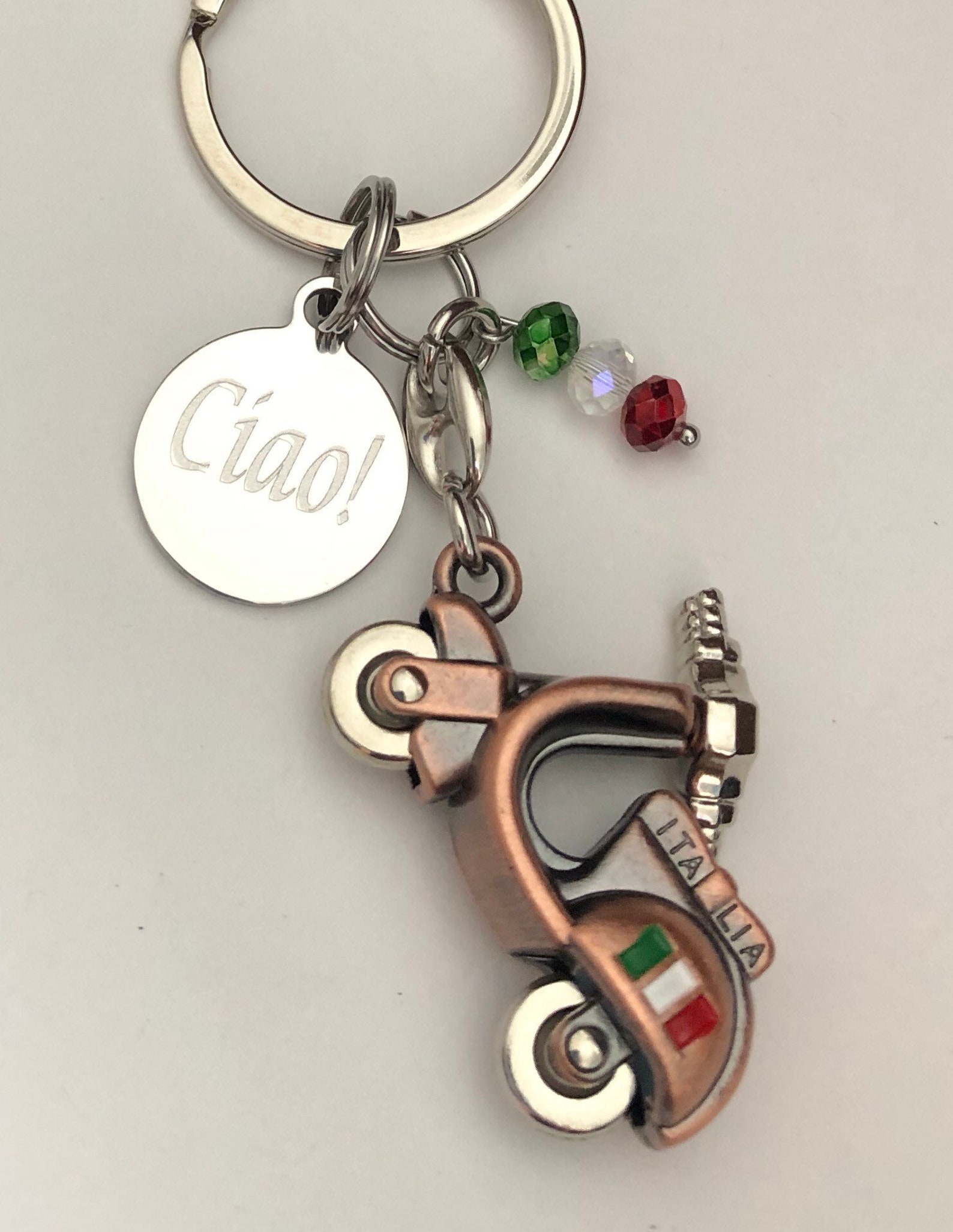 Scooter Key Chainpersonalized Key Chain-scooter - Etsy