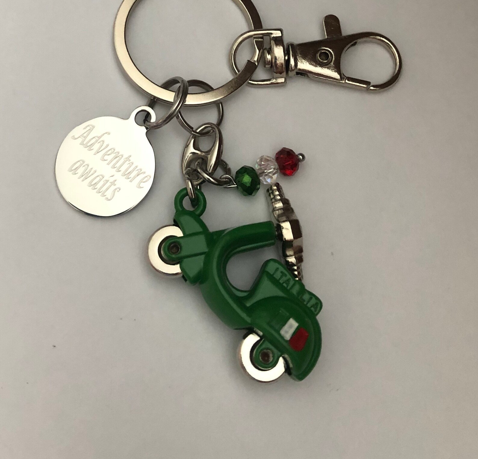 Scooter Key Chainpersonalized Key Chain-scooter - Etsy