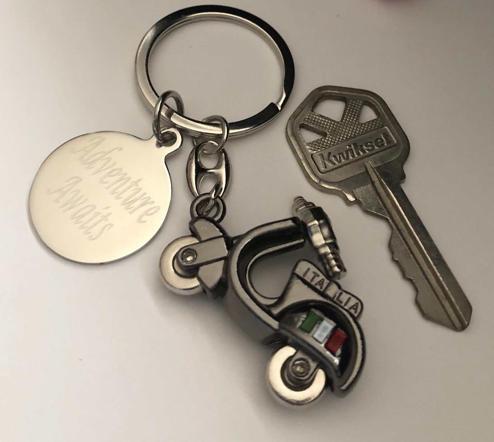 Scooter Key Chainpersonalized Key Chain-scooter - Etsy