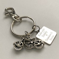 Motorcycle Keychain - Etsy