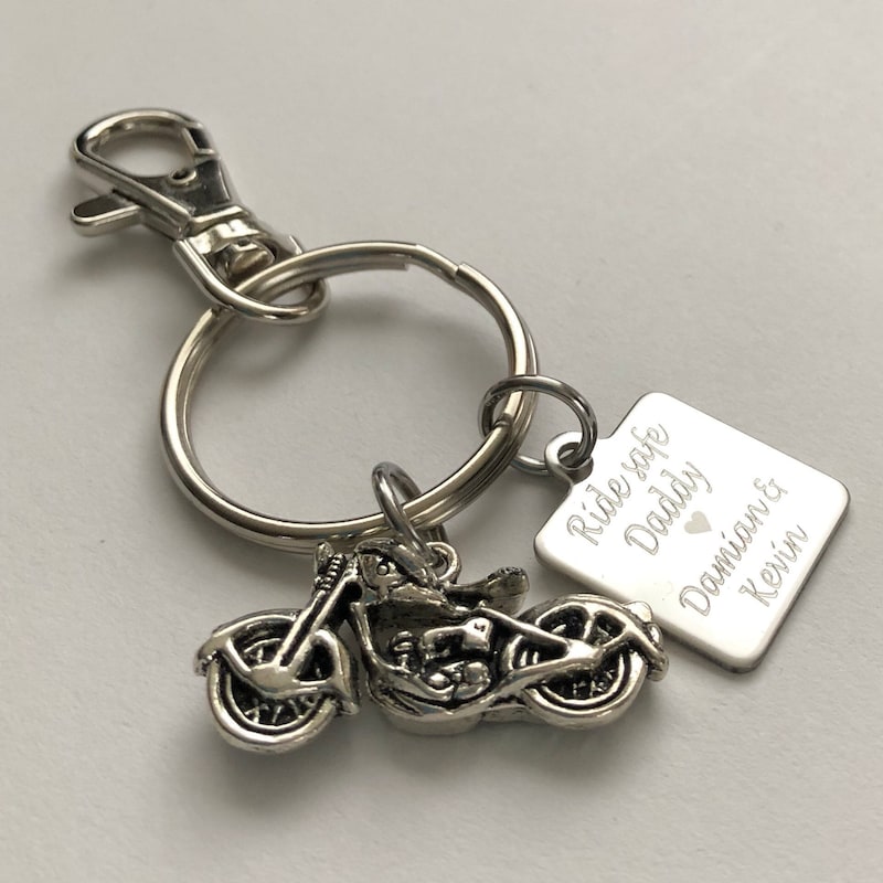 Custom Motorcycle Key Ring - Etsy