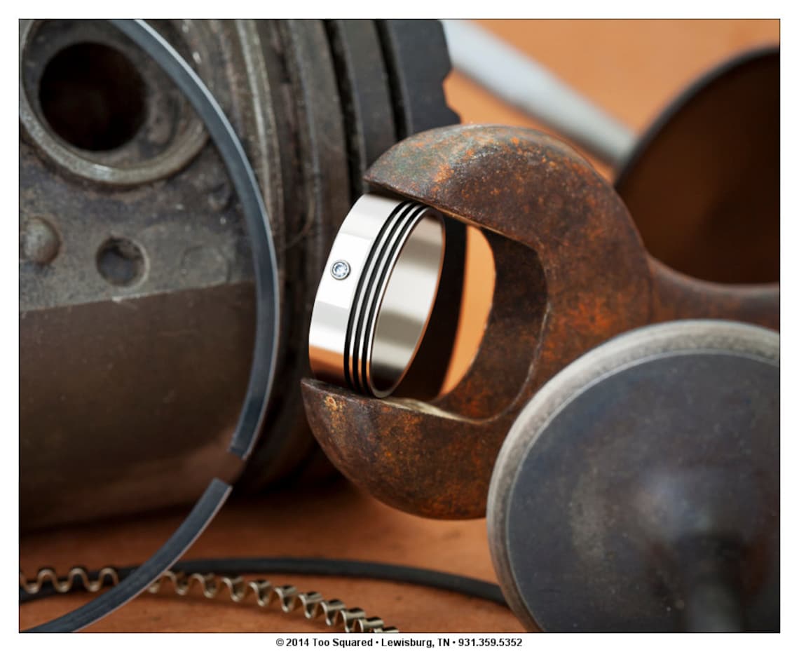 The Piston Ring Car Ring Car Lover Ring Wedding Band - Etsy