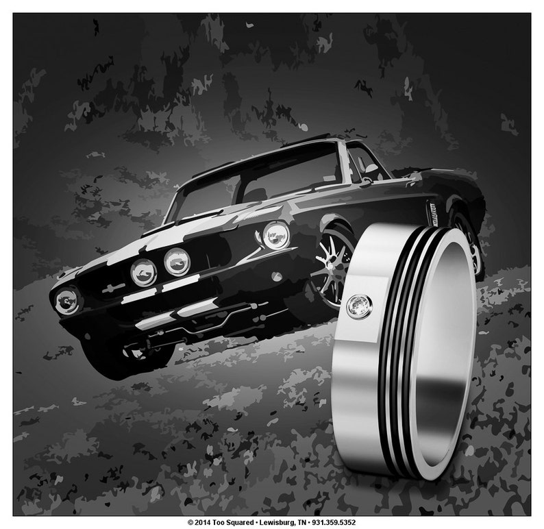 The Piston Ring Car Ring Car Lover Ring Wedding Band Car Inspired Ring ...