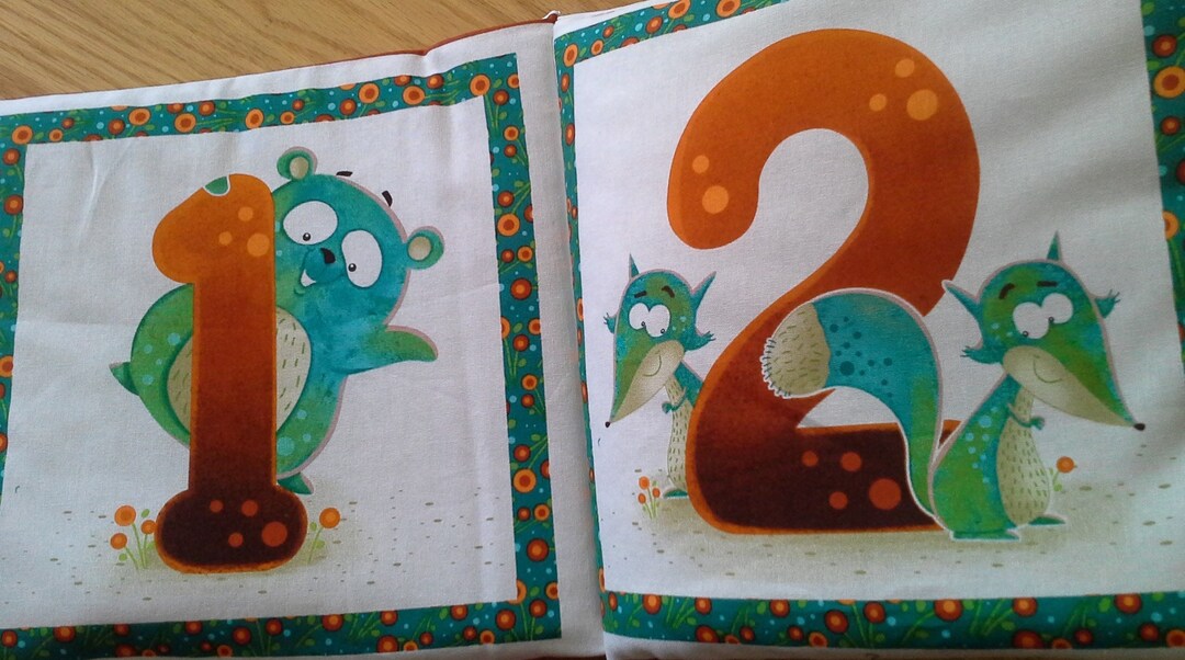 Cloth Book – Fun With Numbers - Item BK150209 - Etsy