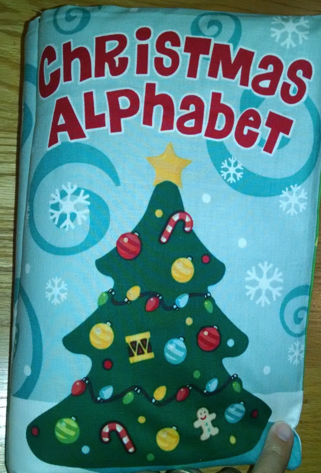 Christmas Alphabet Cloth Book BK150075 - Etsy