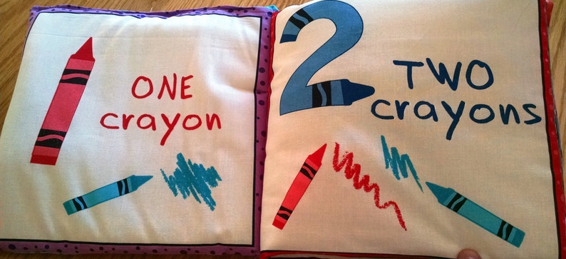 Cloth Book – Crayola Fun With Numbers - Item BK150116 - Etsy