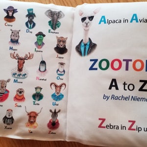 ZOOTOPIA A TO Z : Learning the Alphabet BK150347 - Etsy