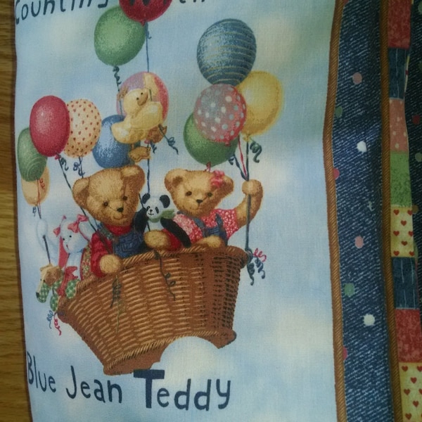 Blue Jean Teddy - Etsy