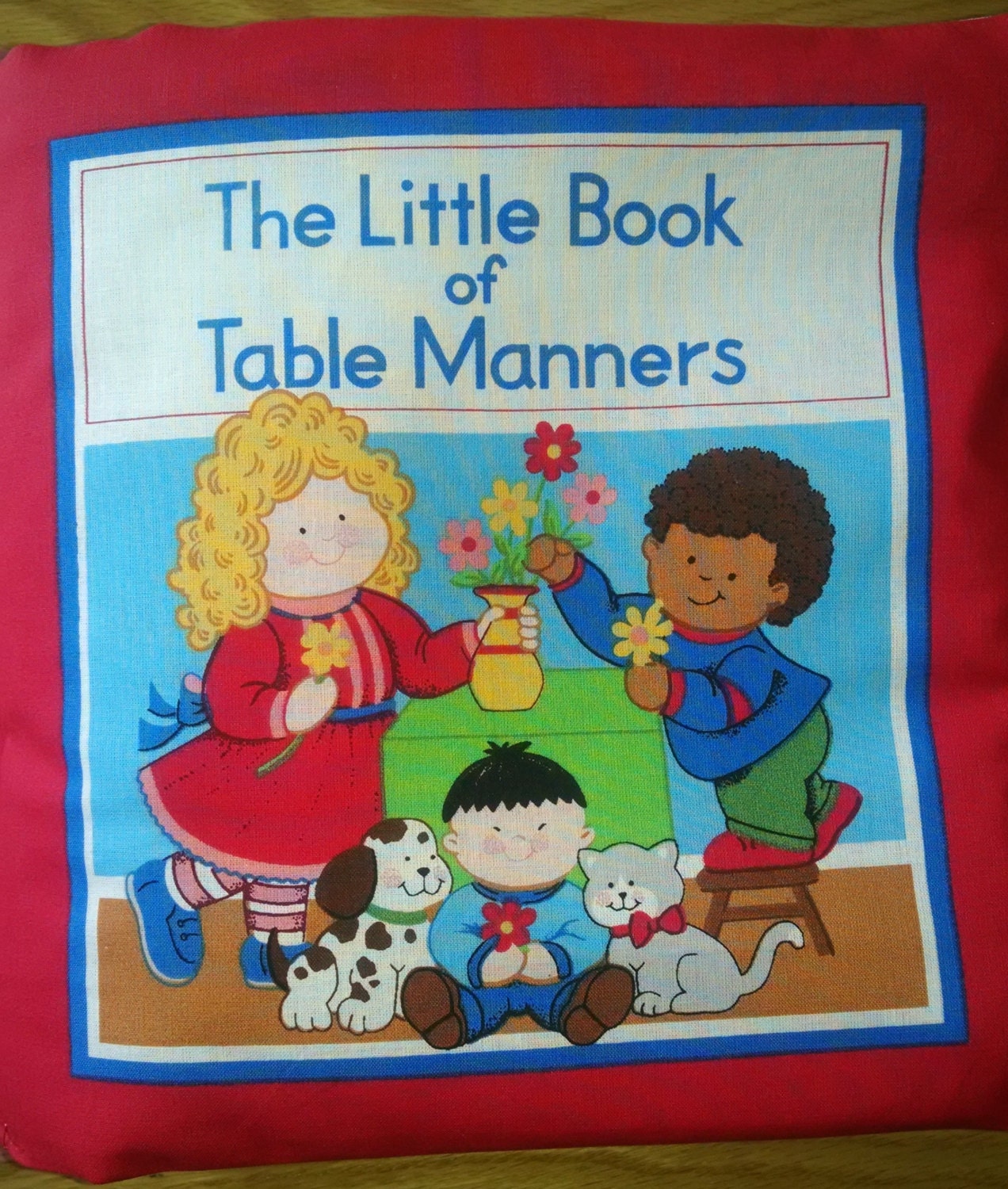 Cloth Book – the Little Book of Table Manners - Item BK150039 - Etsy