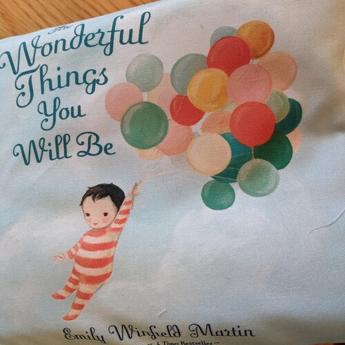 The Wonderful Things You Will Be Book Page Banner Nursery Baby - Etsy