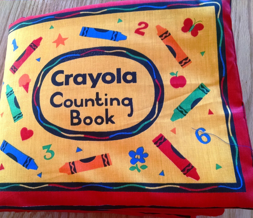 Cloth Book – Crayola Counting Book - Item BK150172 - Etsy