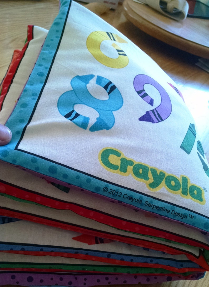Cloth Book – Crayola Fun With Numbers - Item BK150116 - Etsy