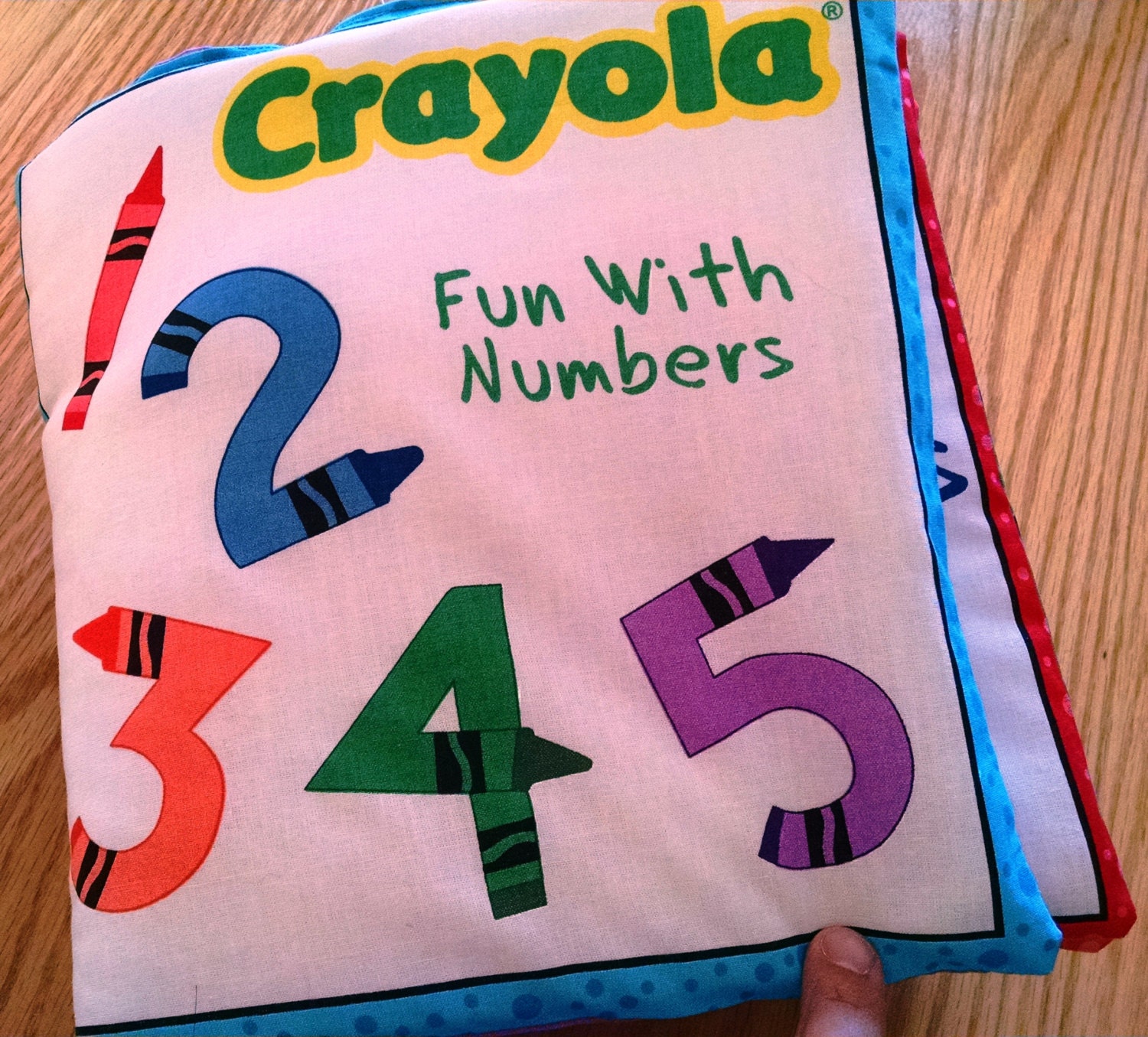 Cloth Book Crayola Fun with Numbers Item BK150116 | Etsy