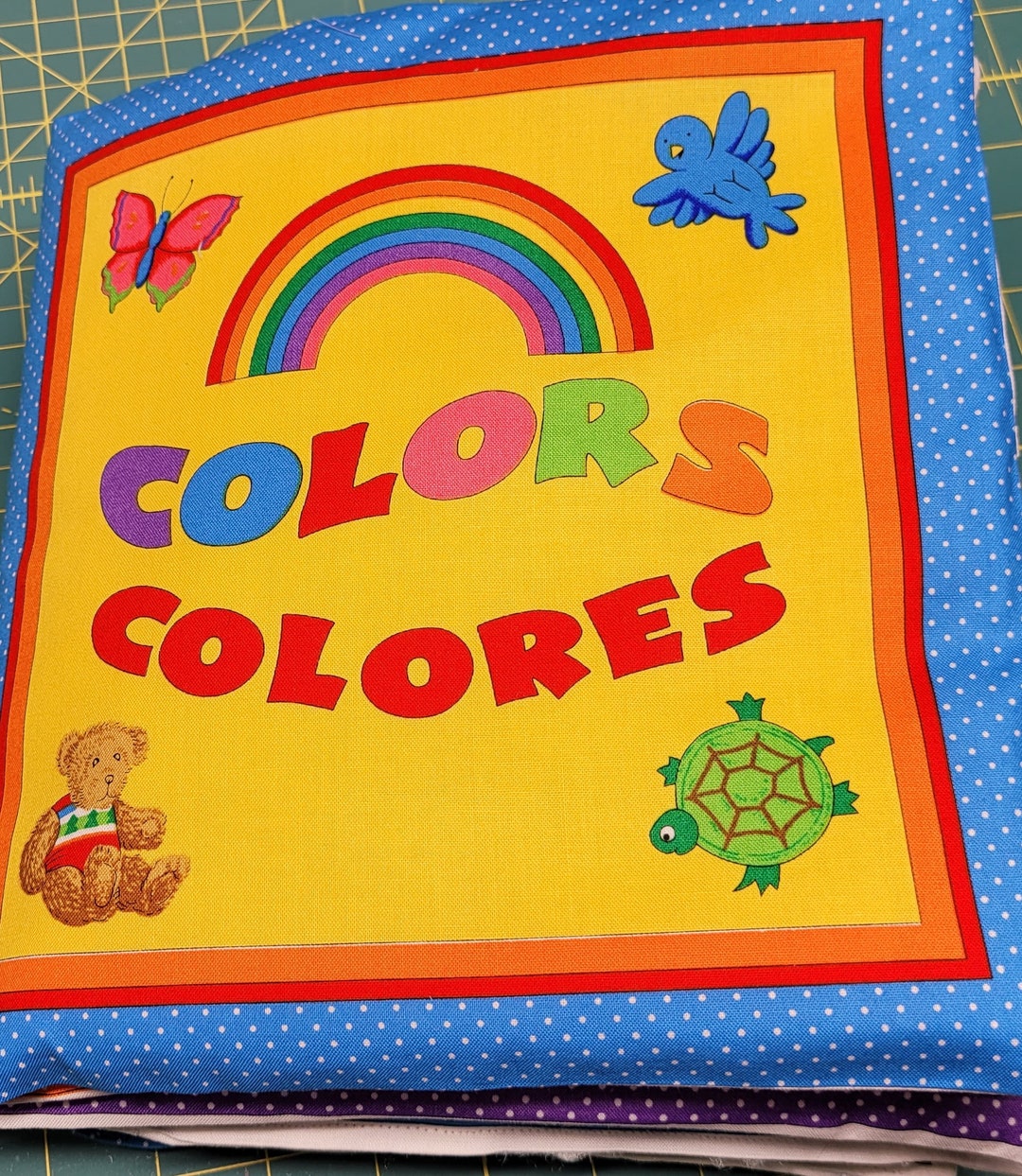 Cloth Book – 2 Languages - Colores Colors - Item BK2150037 - Etsy