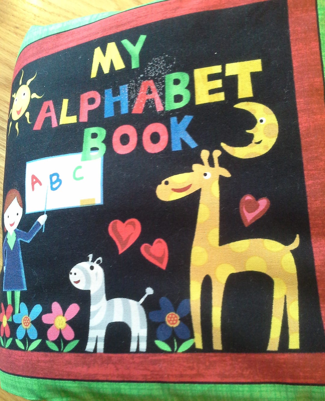 Cloth Book – My Alphabet Book – Chalkboard - Item BK150204 - Etsy