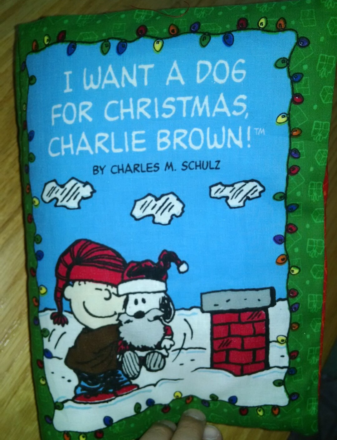 I Want a Dog for CHRISTMAS Charlie Brown Cloth Book: Item BK150069 - Etsy
