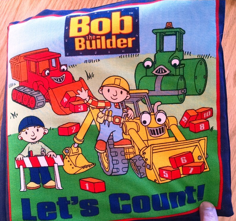 Cloth Book Bob the Builder Item BK150180 - Etsy