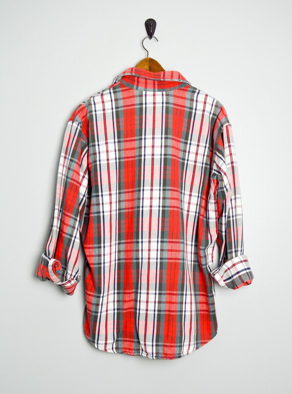 Vintage Distressed Flannel Shirt, Vintage Clothing, 9… - Gem