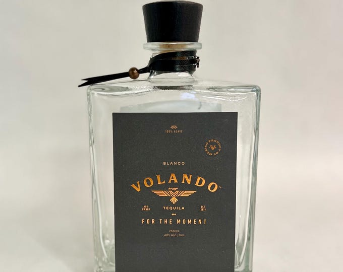 Empty Liquor Bottle -- Volando Tequila 750ml - Etsy