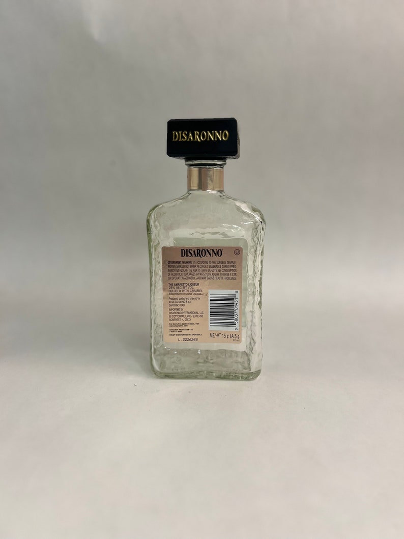 Empty Liquor Bottle - Disaronno Amaretto Liqueur - Various Sizes - Etsy