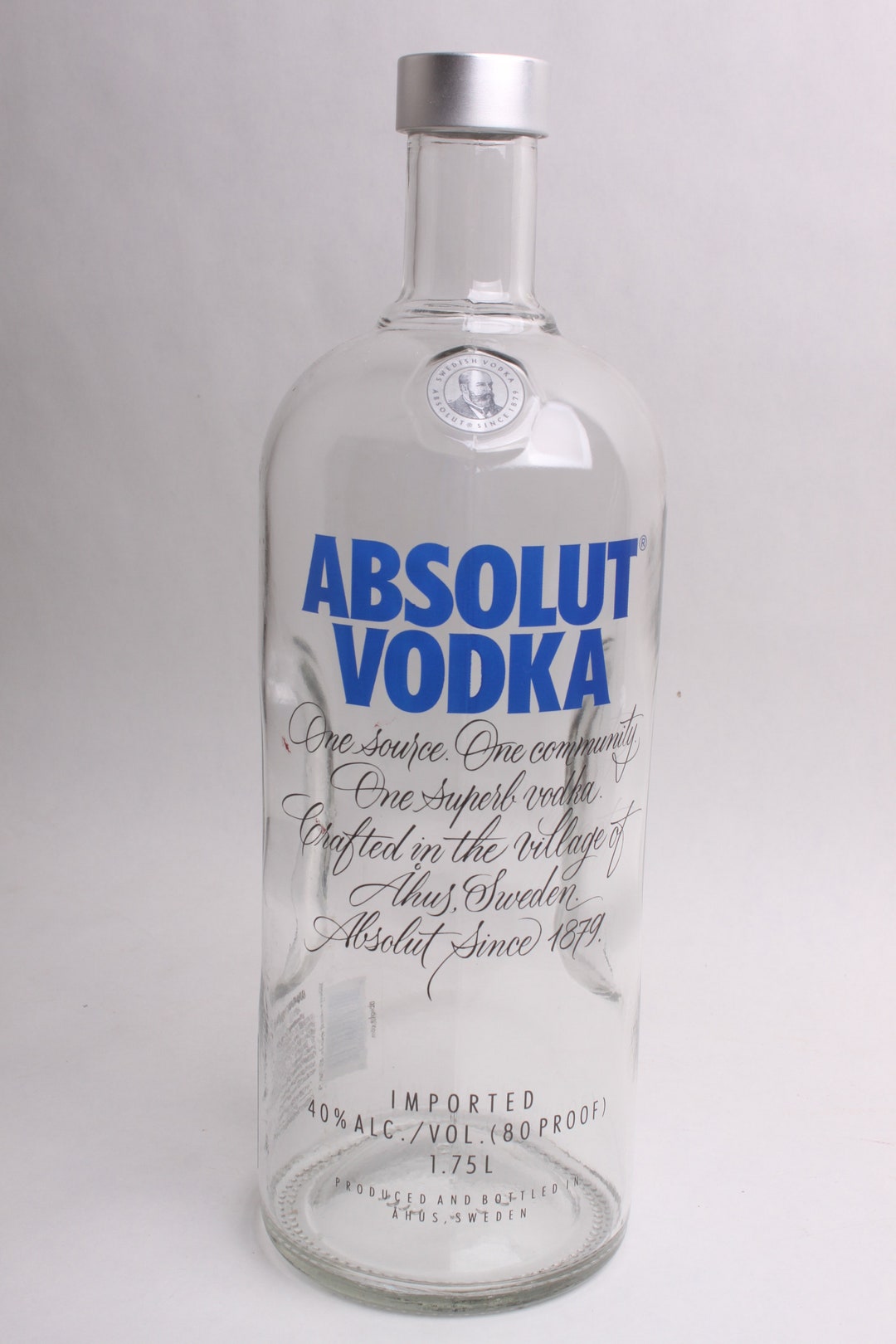 Empty Liquor Bottle -- Absolute Vodka Various Sizes - Etsy