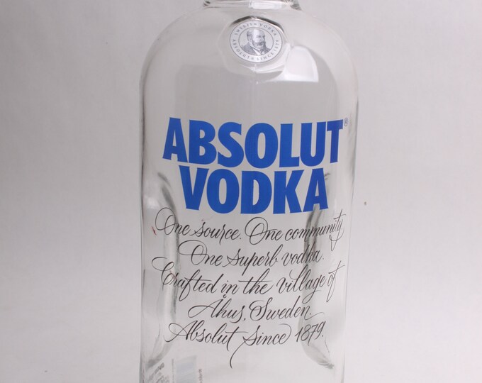Empty Liquor Bottle -- Absolute Vodka Various Sizes - Etsy
