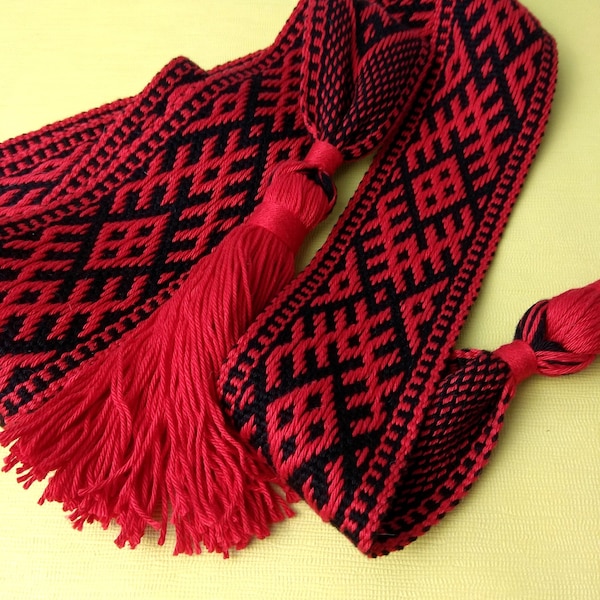 Red Sash - Etsy