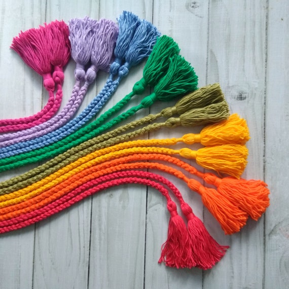 Rope Belts With Tassels Cotton Woven Belts for Women - Etsy