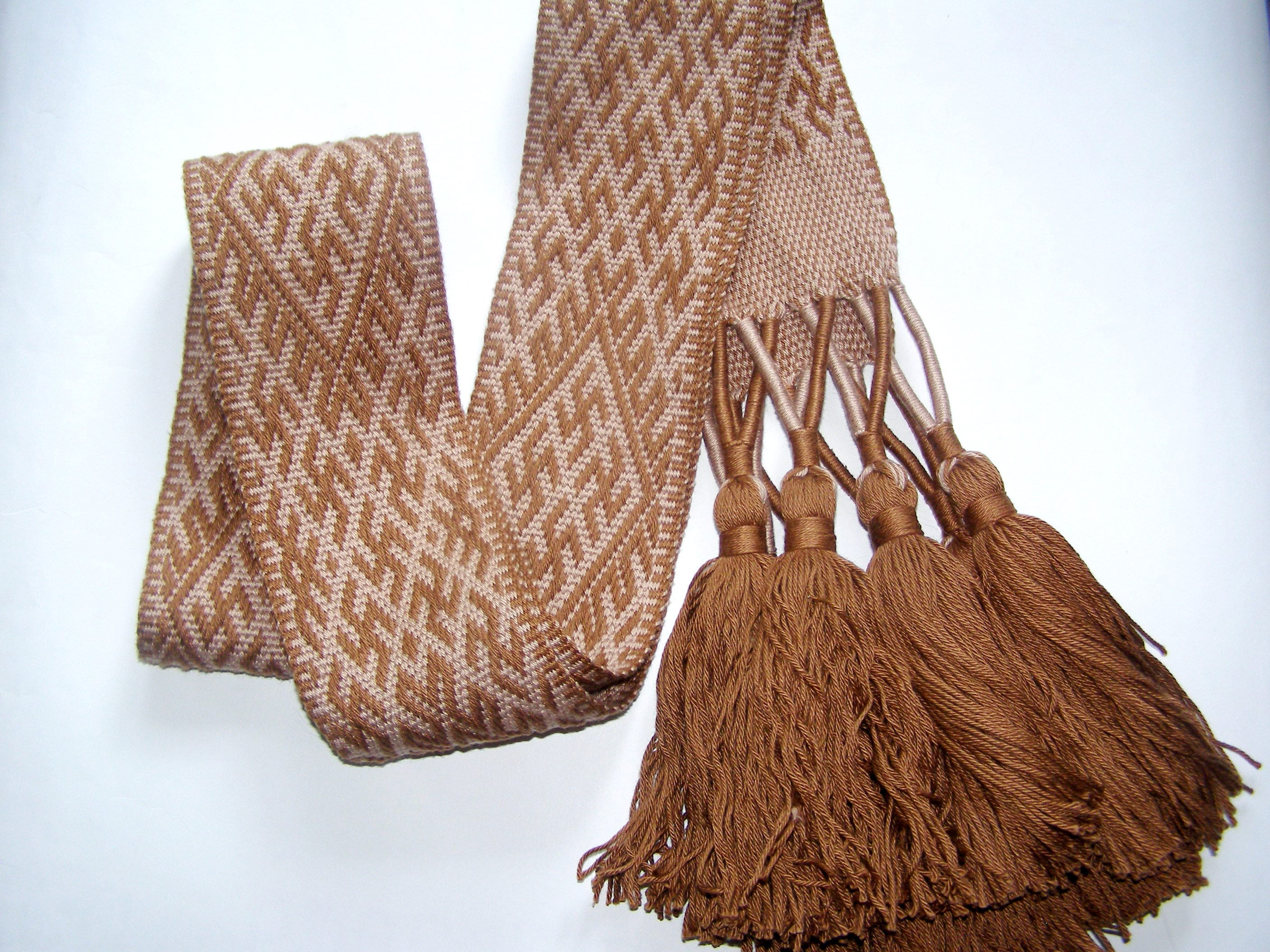 DIY Complete Tassels for Inkle Weaving Pdf-file Tutorial How | Etsy