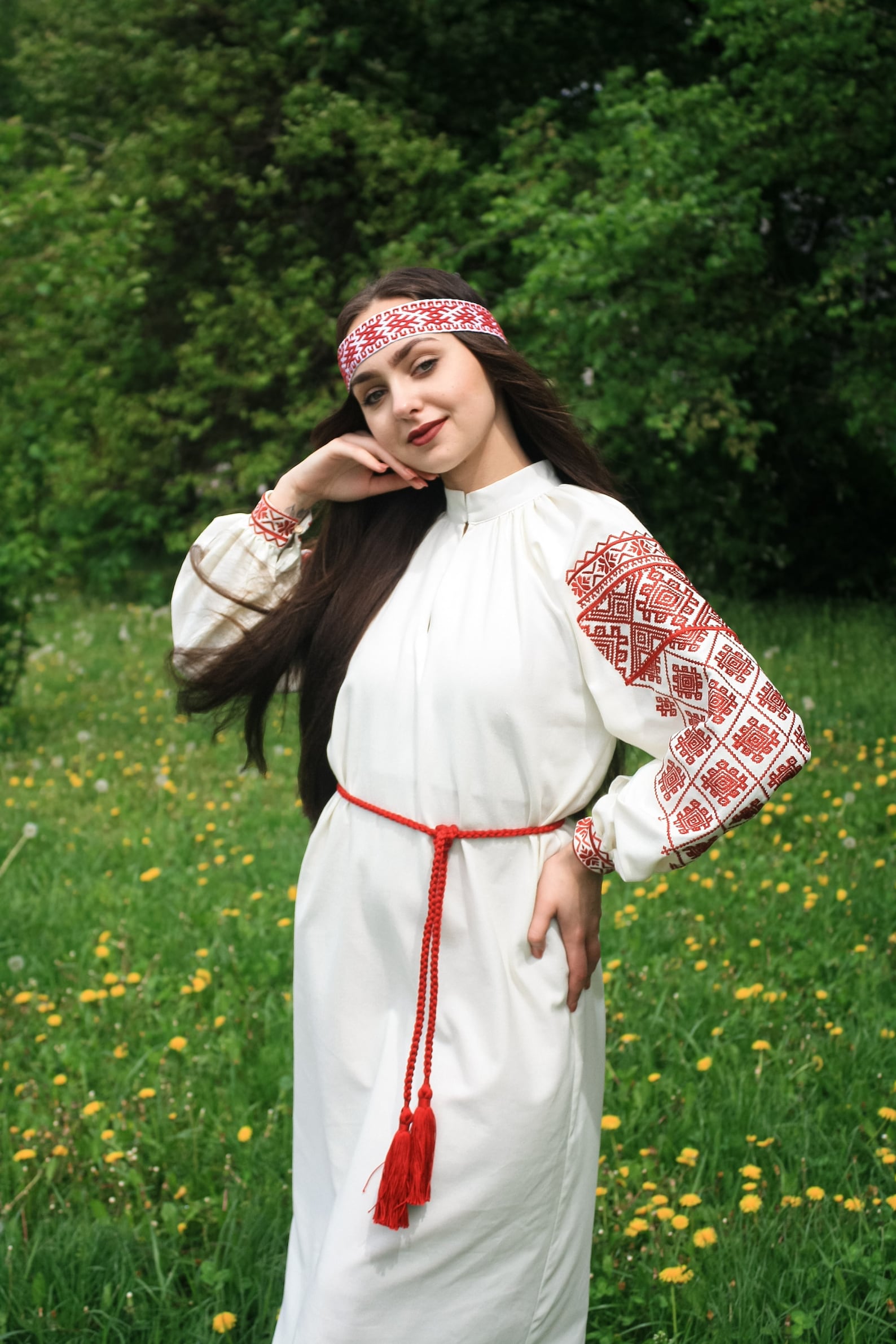 Womens Slavic Headband, Female Headband With Slavic Pattern - Etsy